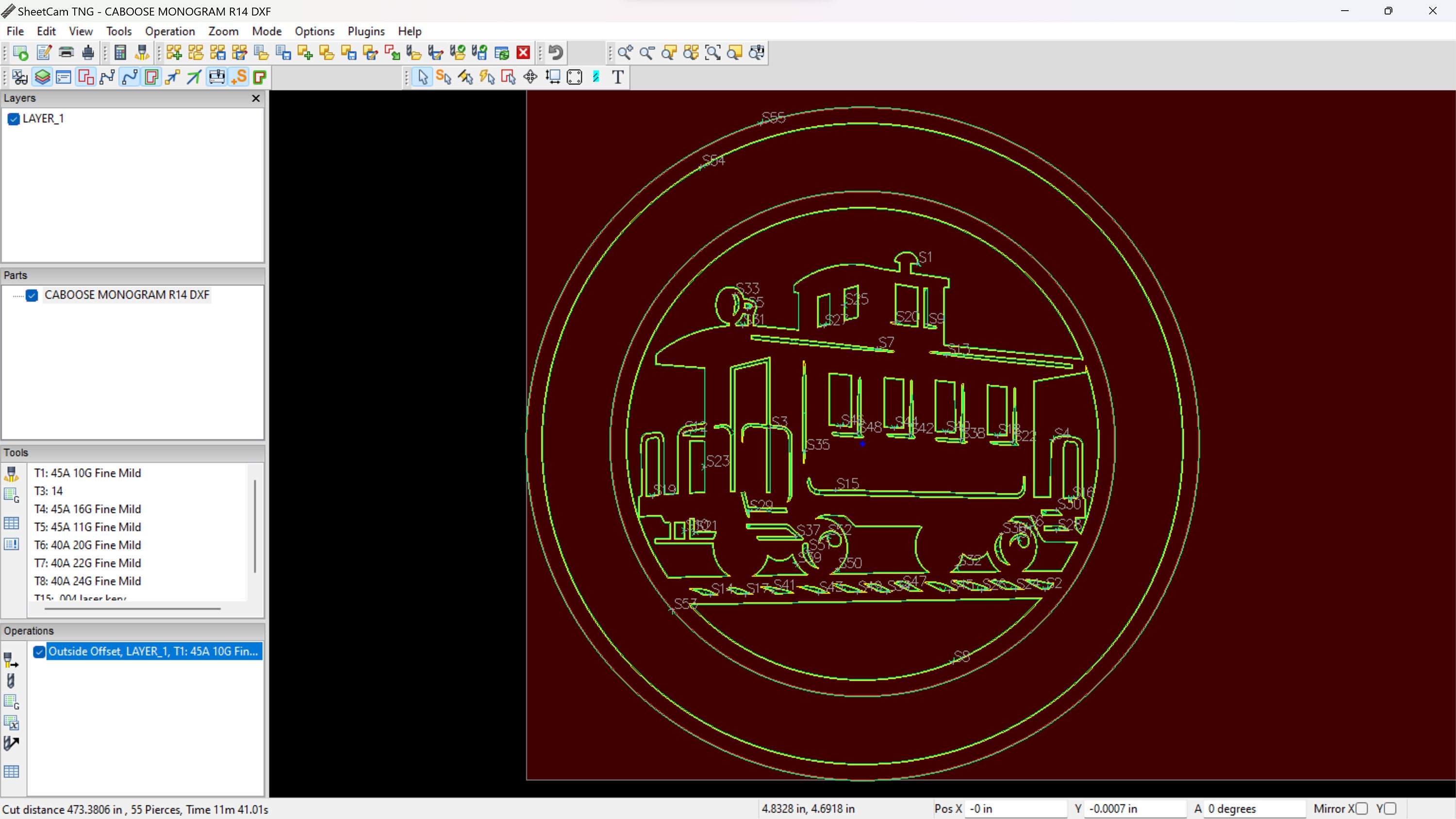 Custom Train Sign Dxf File for Cnc Plasma Cutting, Caboose Train Svg ...