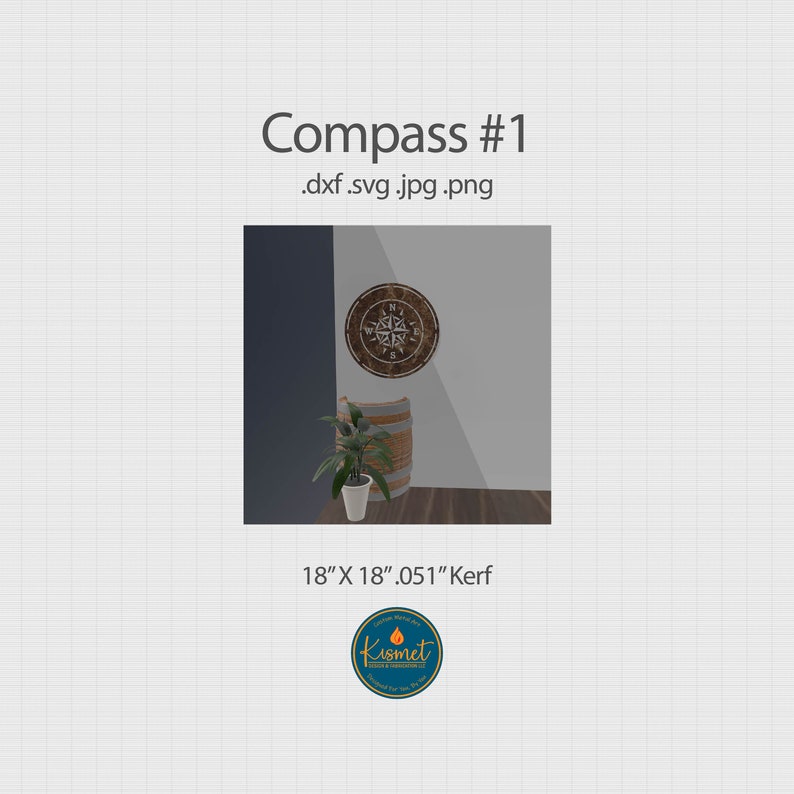 Compass Sign Dxf Files for Cnc Plasma Cutter Adventure Sign - Etsy