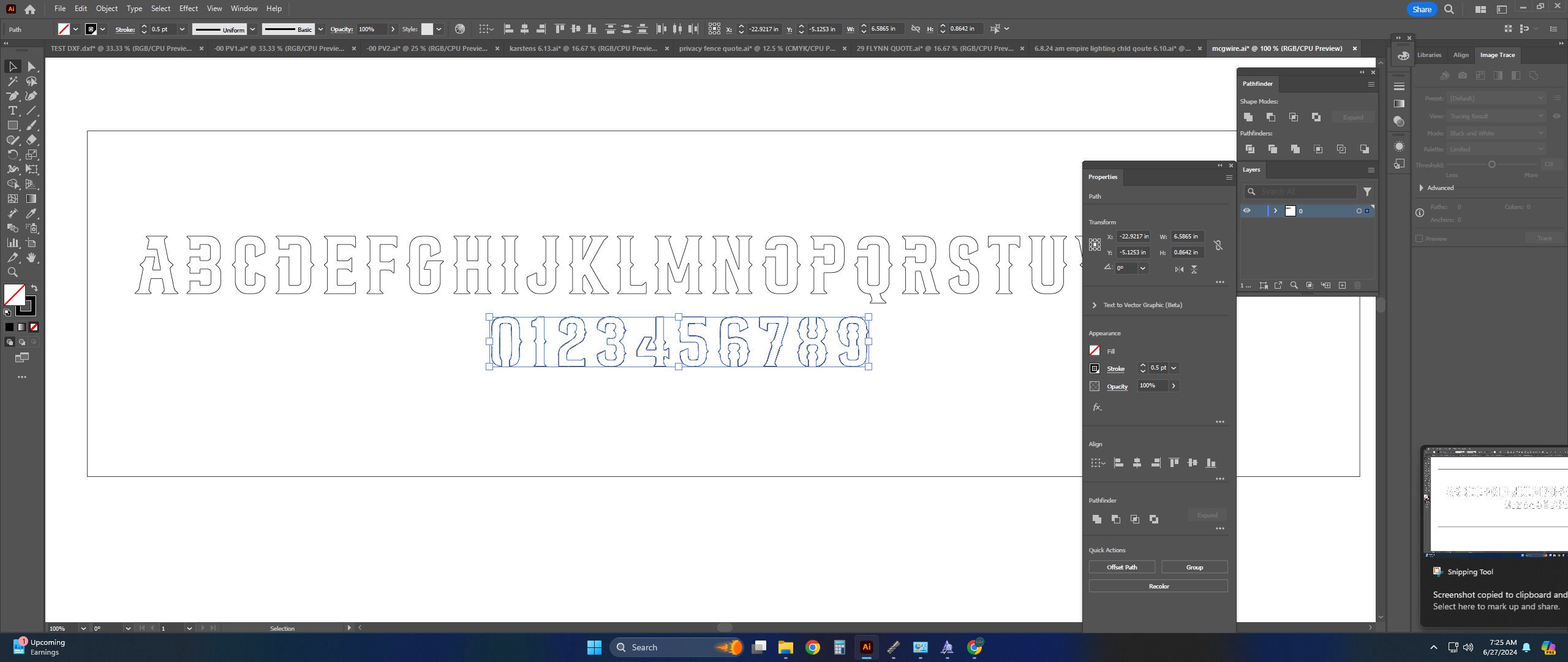 western font dxf file for cnc plasma cutting, western alphabet for cnc ...