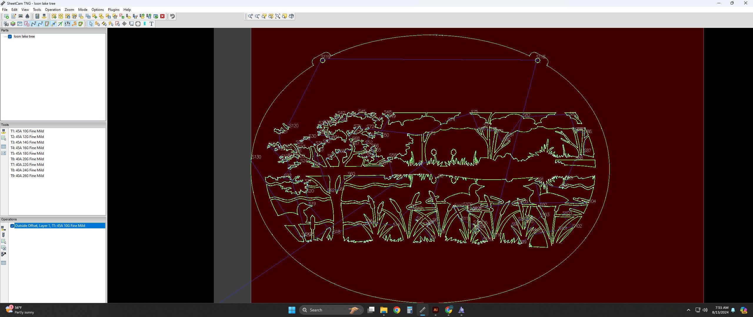 Loon Sign Plasma Dxf File for Cnc Plasma Cutting House Sign, Lake Sign ...