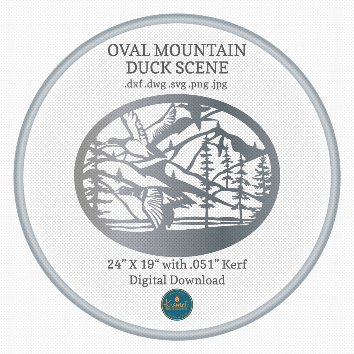 Duck Dxf File for Cnc Plasma Cut Sign, Duck Scene Svg File for Laser ...