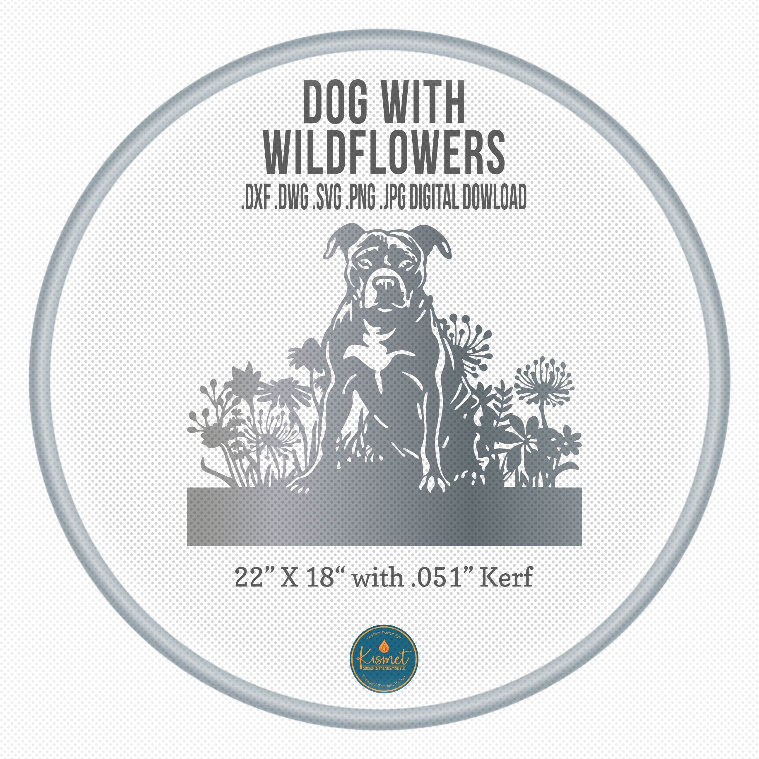 Dog Memorial Sign SVG: Laser Cut File, CNC Plasma DXF, Cricut Waterjet ...