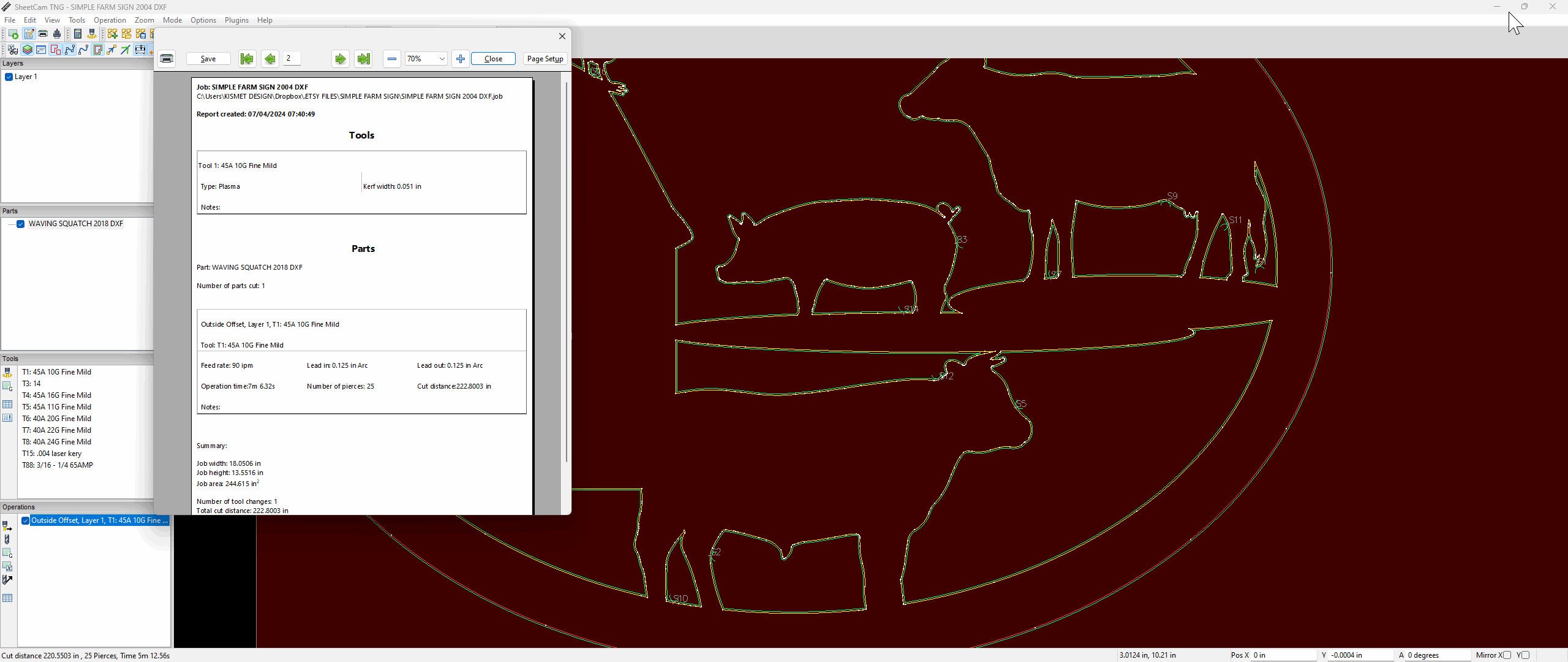 Farm Animals Yard Sign Dxf Cut Files for Laser, Personalized Farm Sign ...