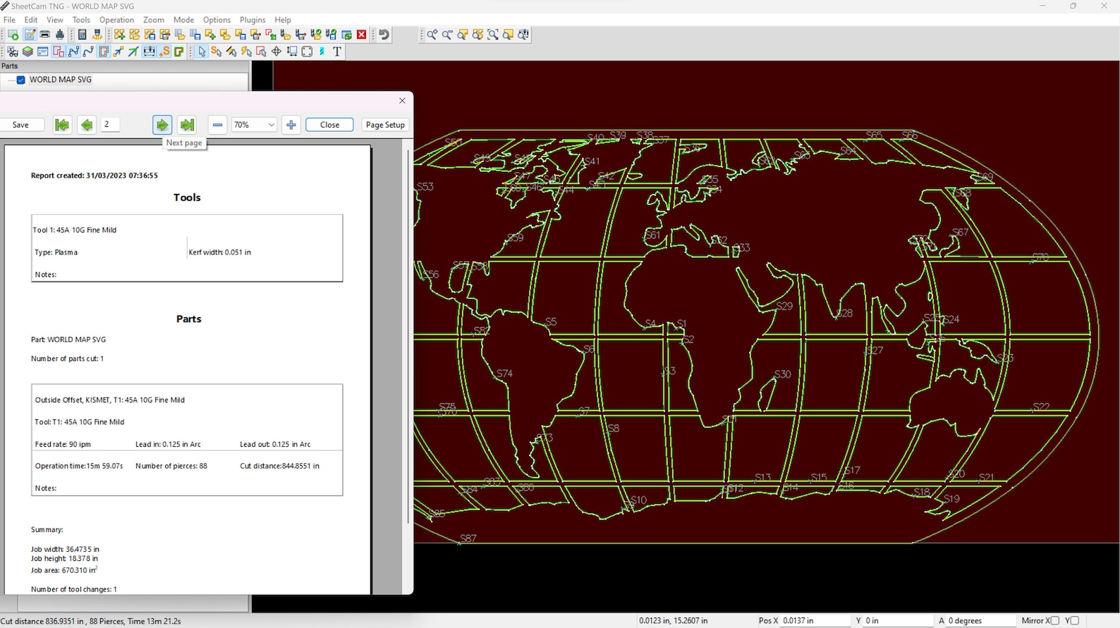 World Map Dxf Cut File for Plasma Cutting, Globe Map Laser Cut File for ...