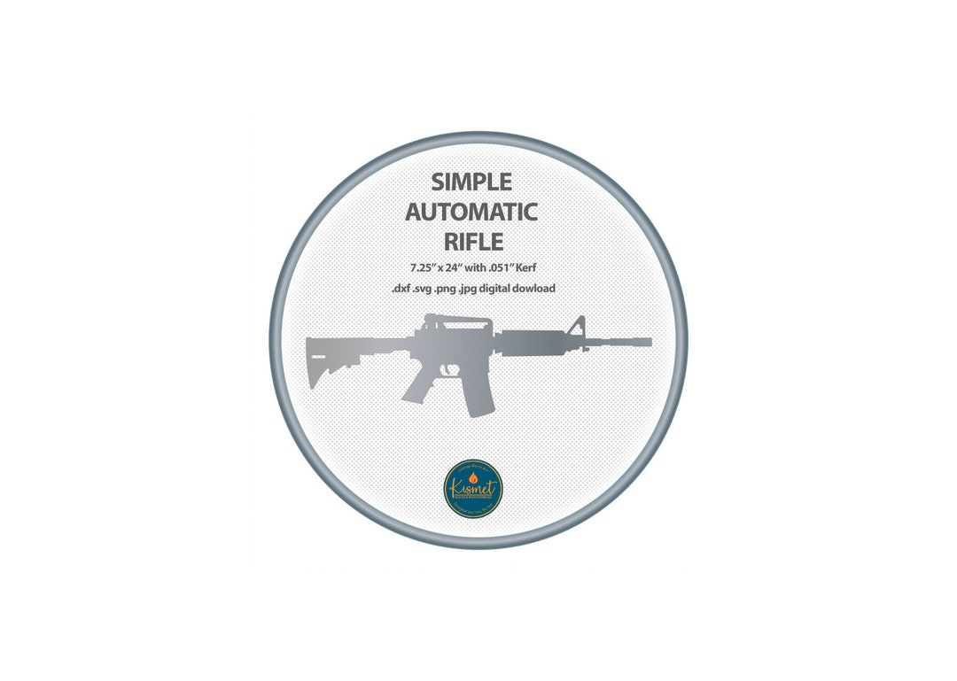 Hunting Rifle Laser Cut Files, CNC Plasma DXF Files, Cricut SVG File ...