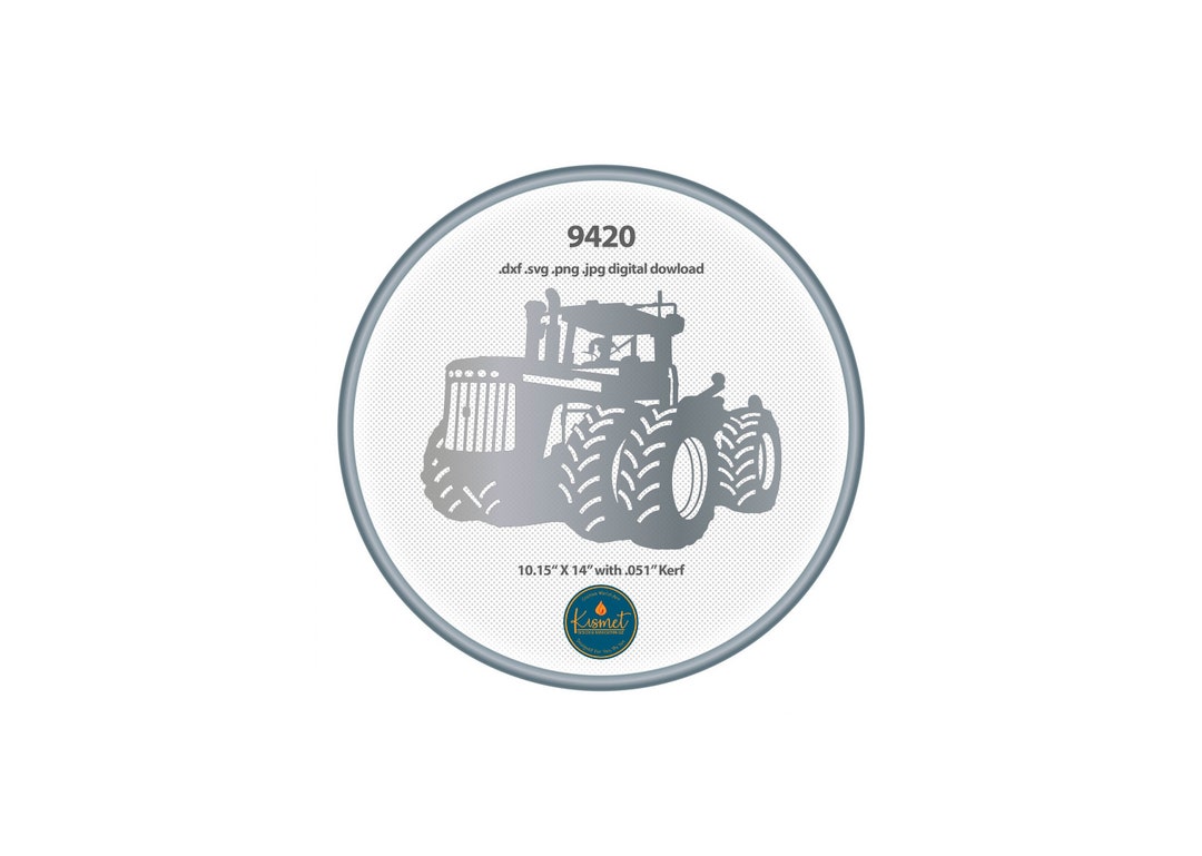 Tractor Dxf for Cnc Plasma, Farm Tractor Cut Files for Laser Cutting ...