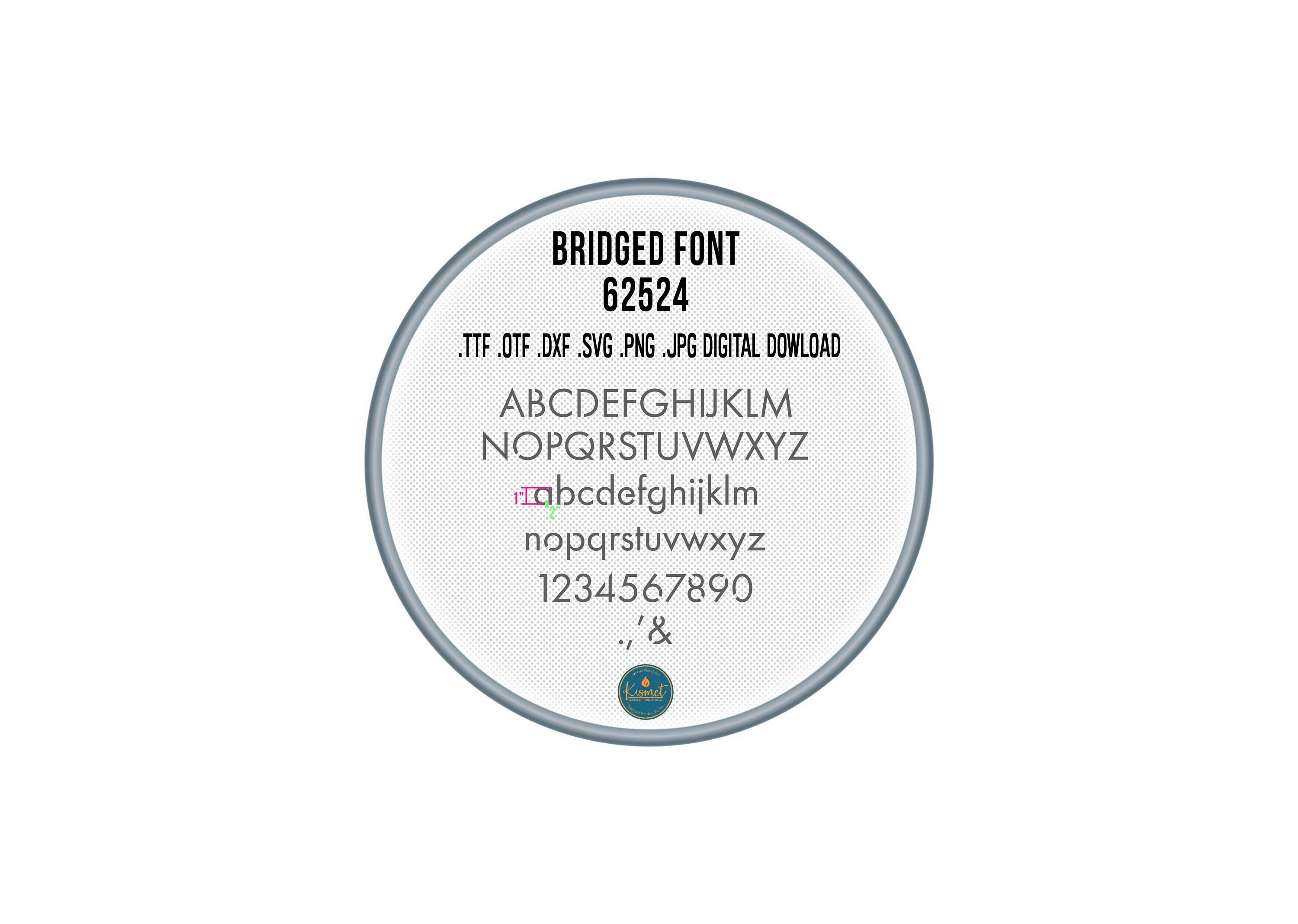 Font Dxf Font Files for Cnc, Unique Font Ttf Digital Download, Stencil ...