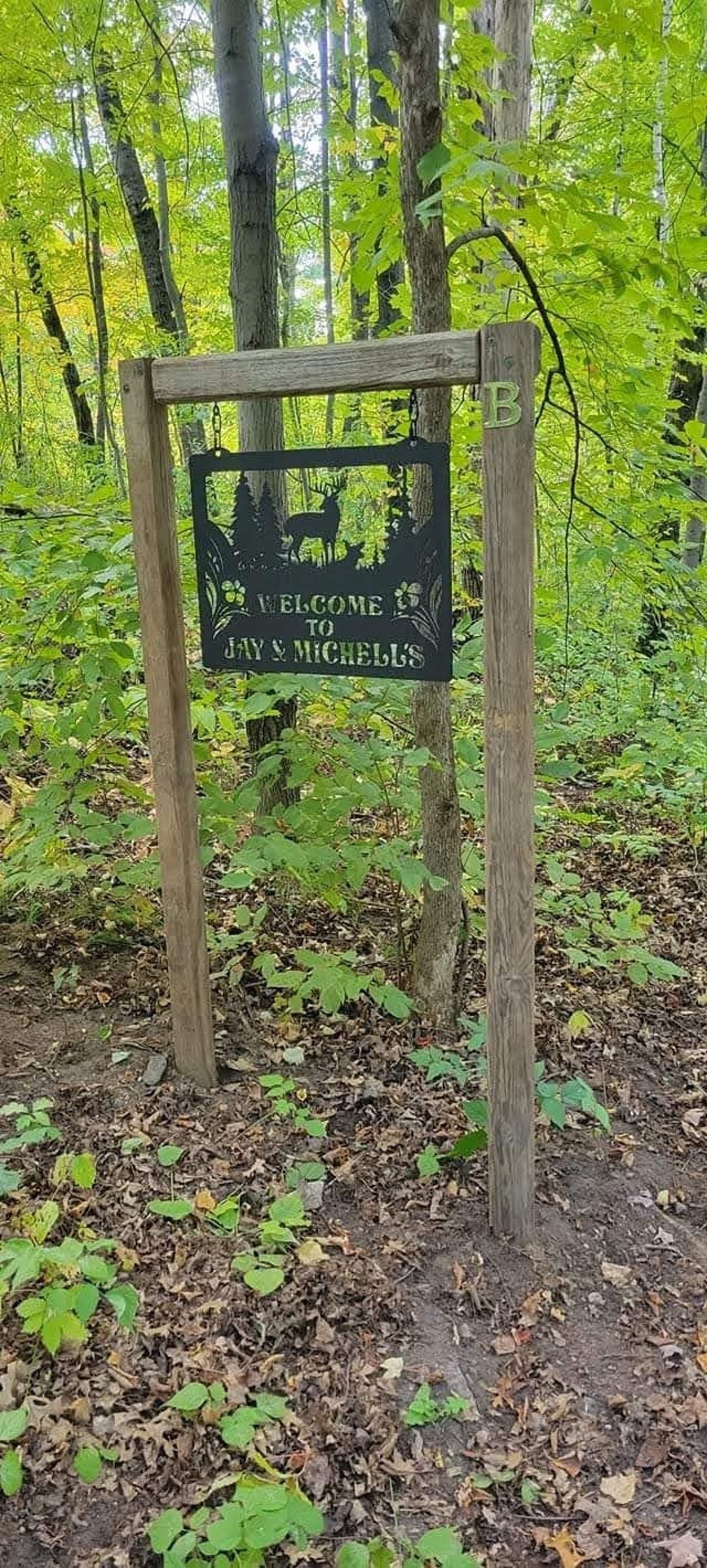 Custom Deer Sign Dxf File for Plasma Cutter, Whitetail Deer Cnc Plasma ...