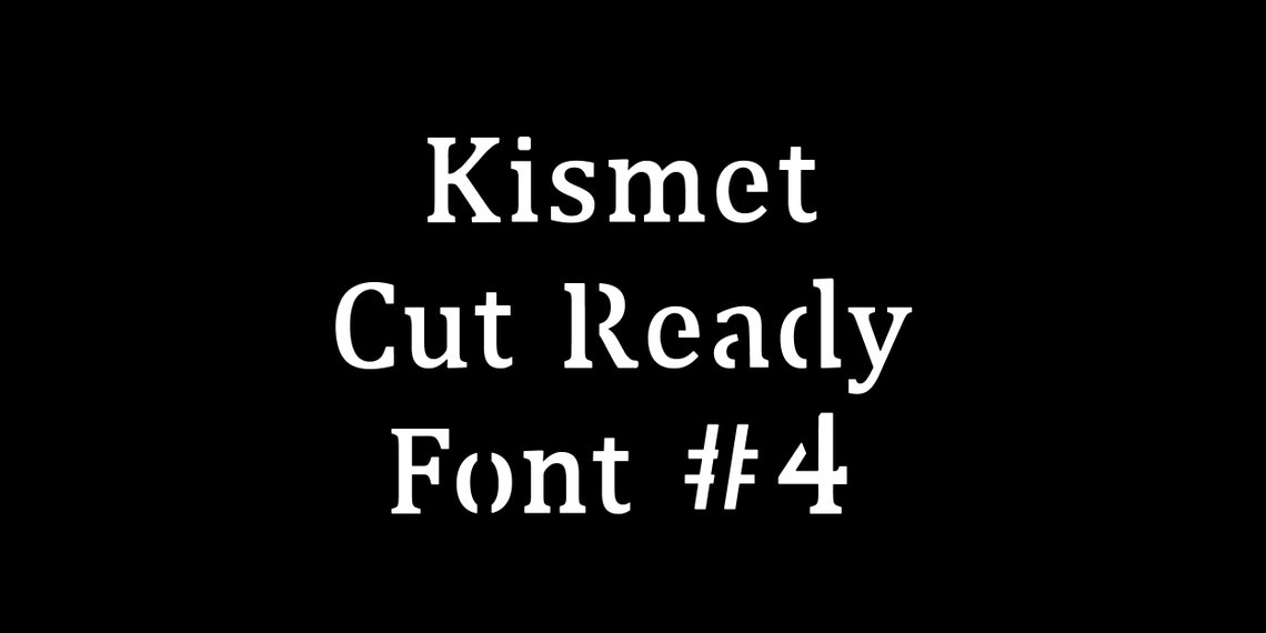 Bridged Font Dxf Files for Cnc Plasma Cutting, Serif Font Ttf Digital ...