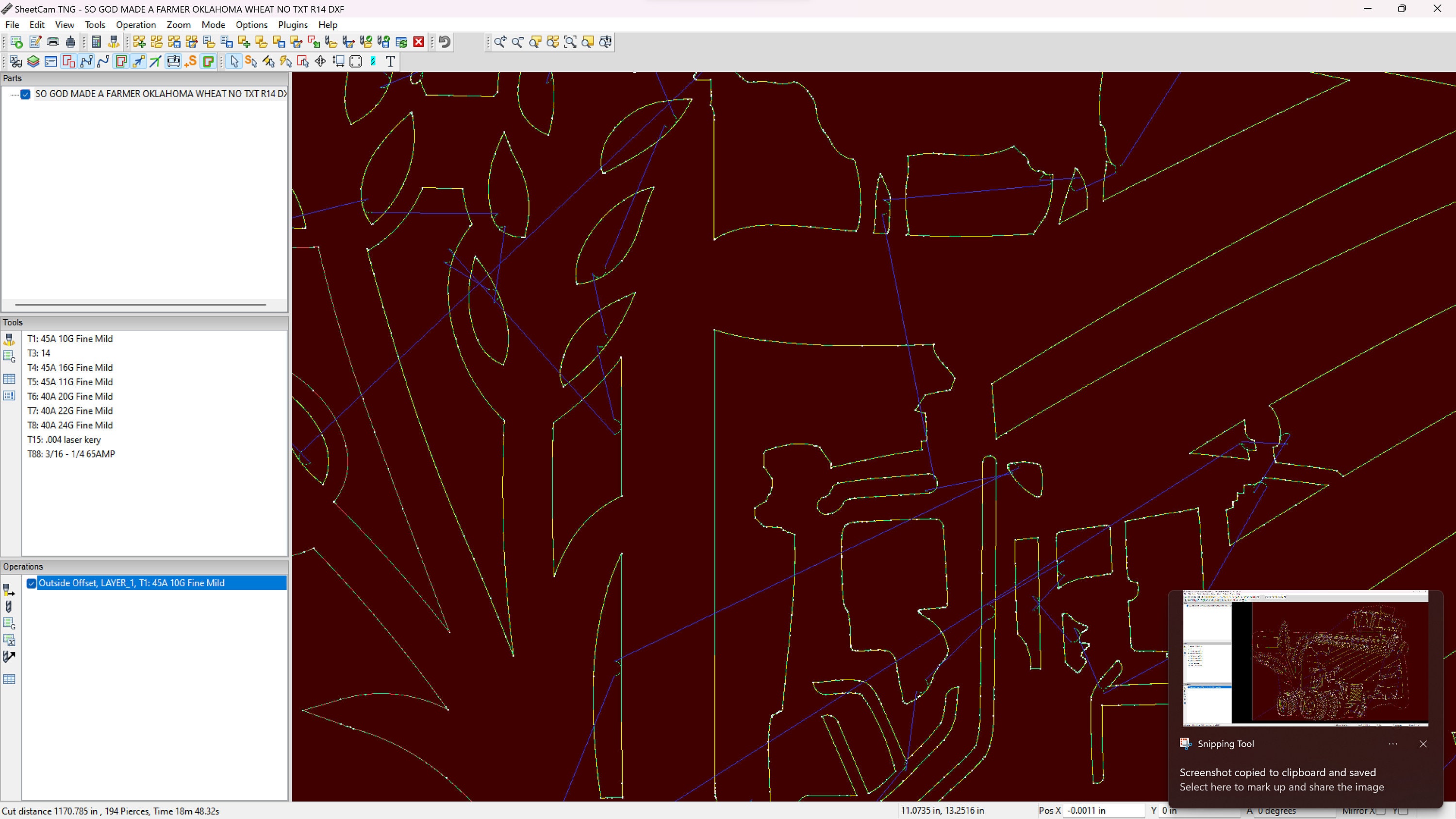 Farm Scene Cnc Plasma Dxf Files for Plasma Cutter, Oklahoma Wheat Svg ...