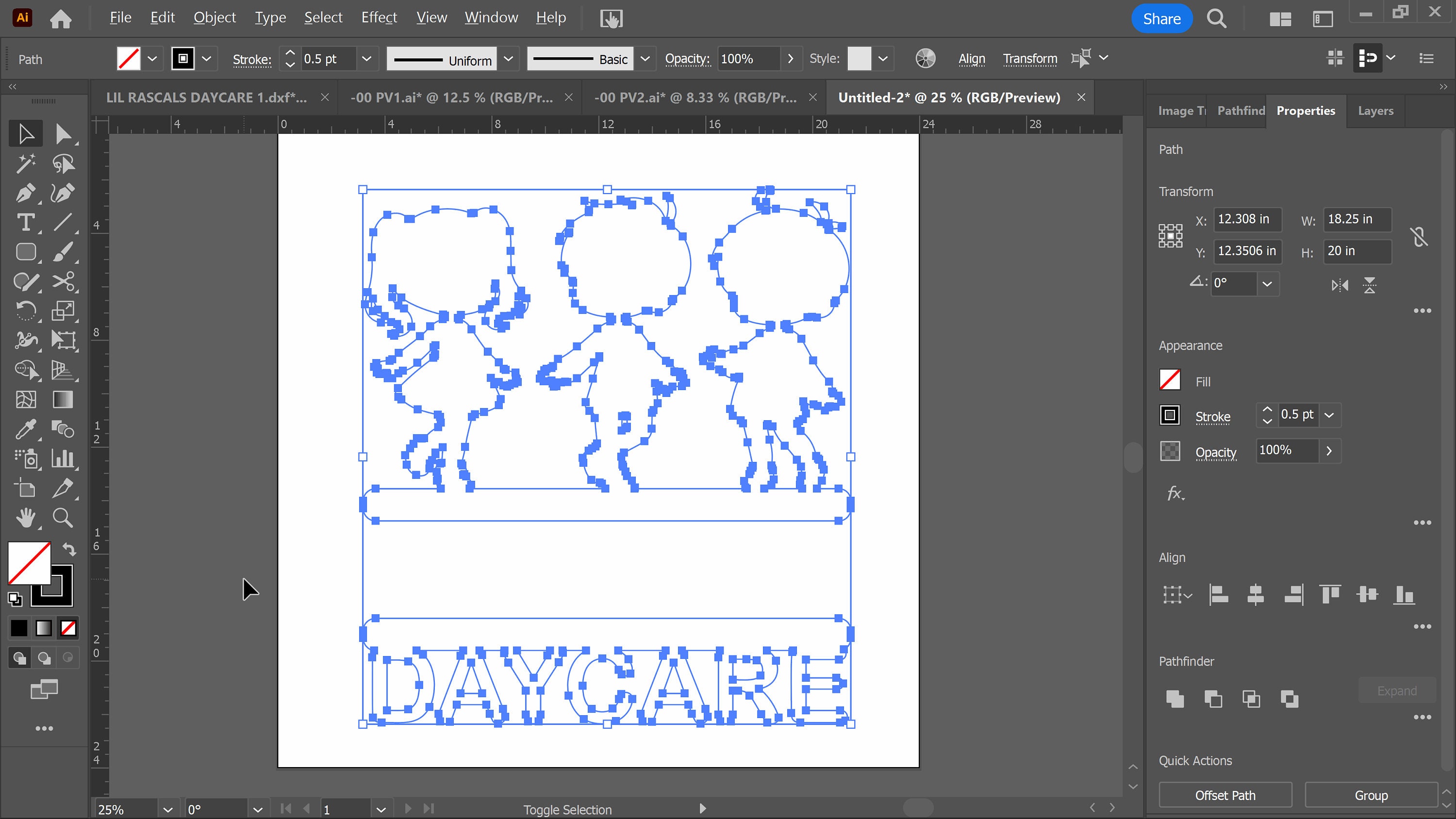 Daycare Sign Dxf File for Cnc Plasma Cutting, Custom Business Sign Svg ...