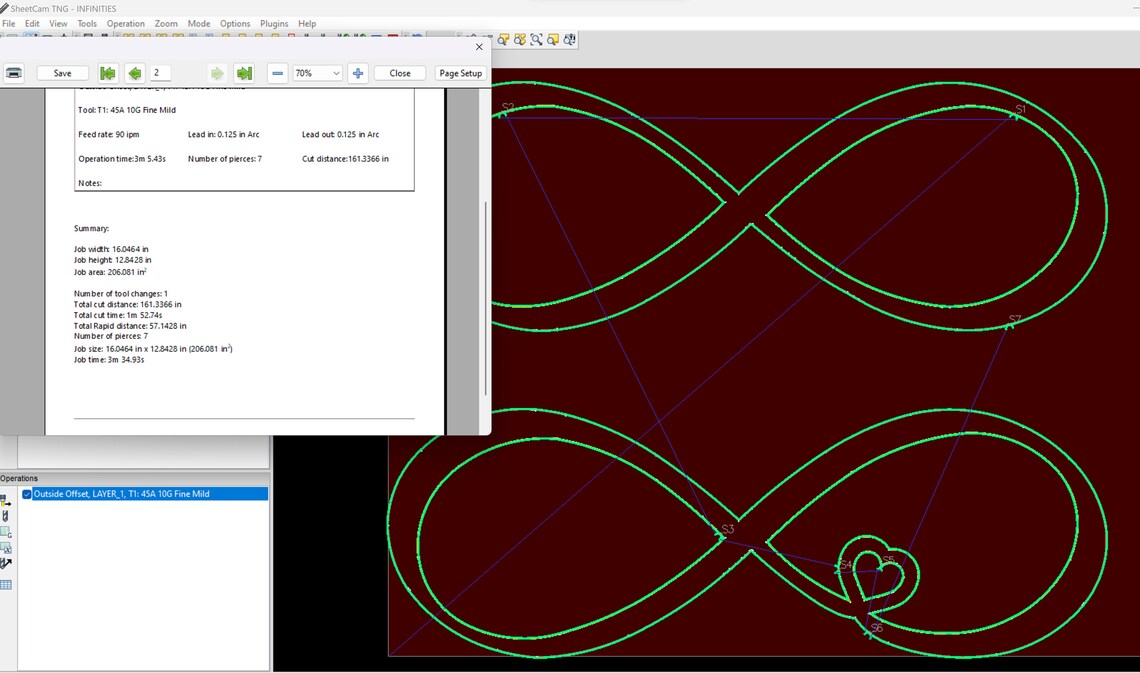 Heart Infinity Symbol Dxf Files for Plasma Cutters, Monogram Svg Files ...
