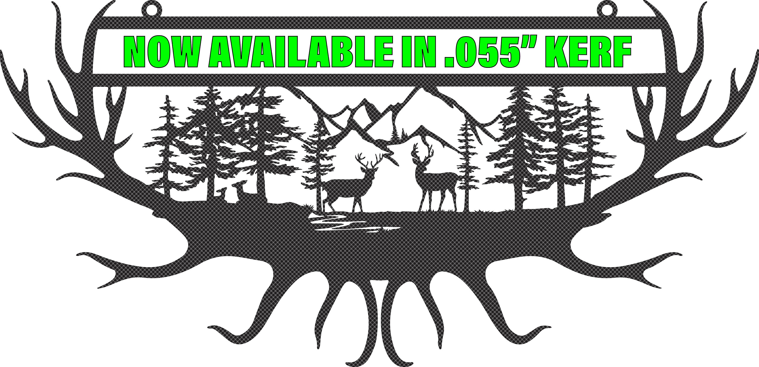 Whitetail Deer Antler Sign, CNC Plasma Cut File (digital Download) - Etsy