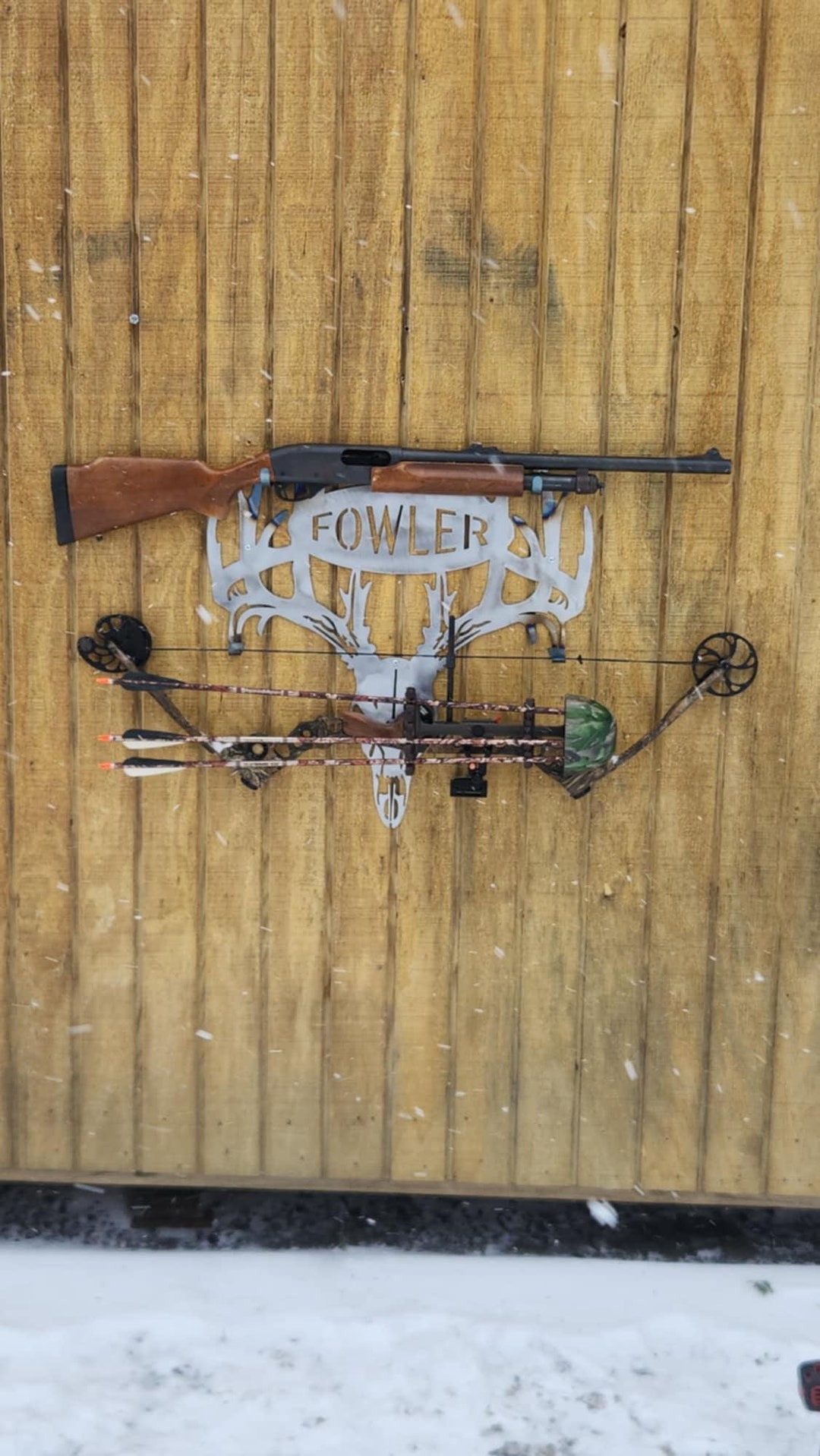 Deer Skull Rifle Hanger: Bow Holder DXF, CNC Plasma Cut File, Laser ...