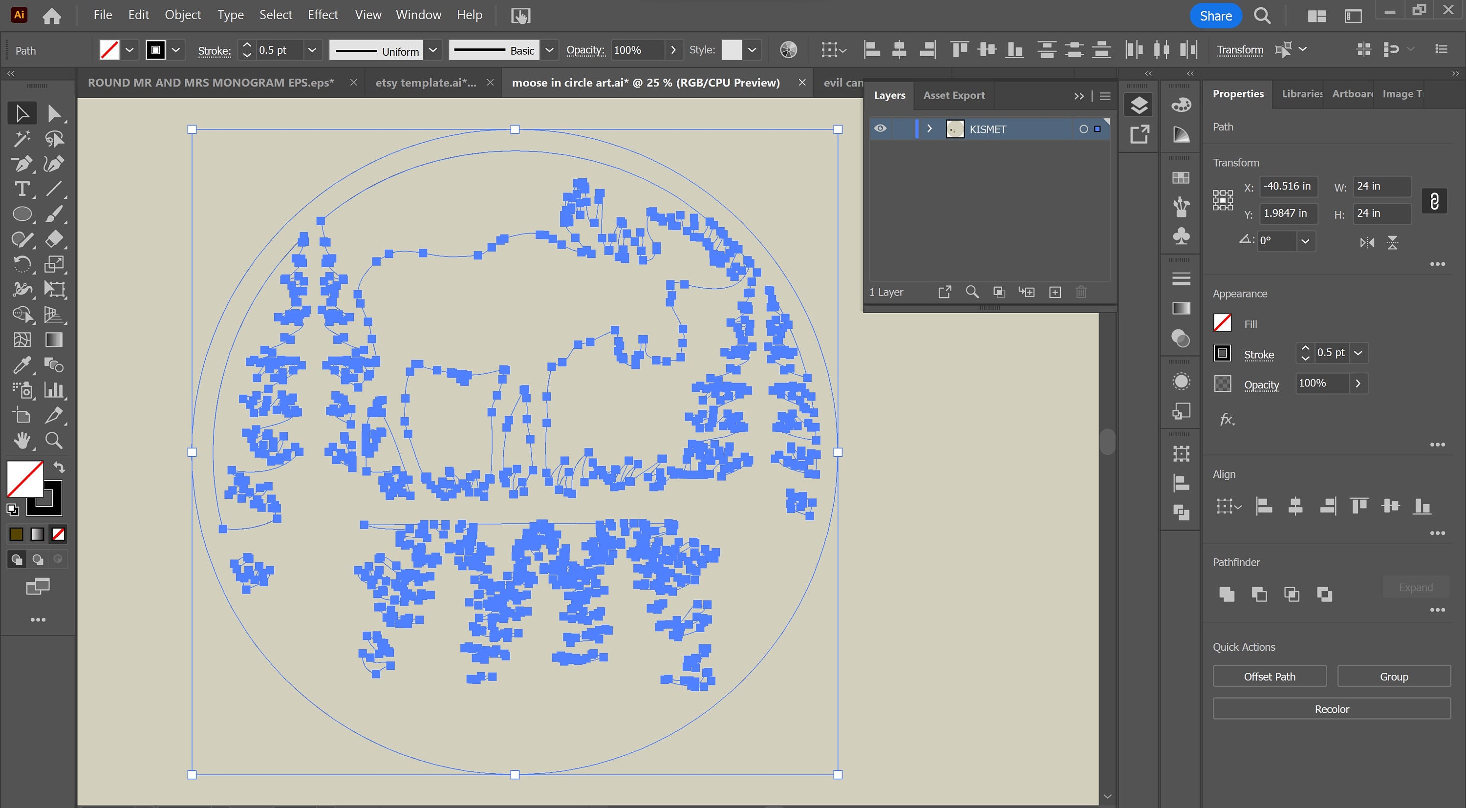 Personalized Moose Dxf Files for Plasma Cut, Nature Svg Files for Laser ...