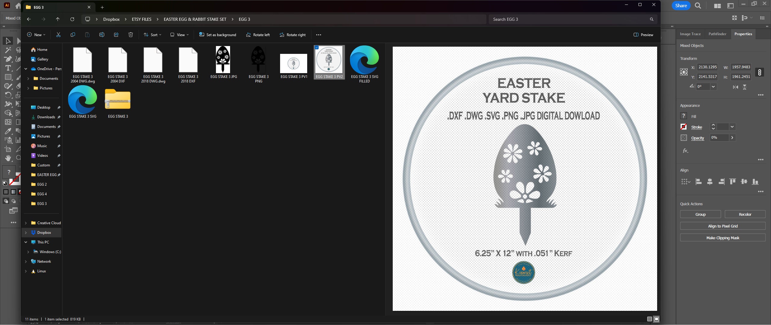 Easter Lawn Decor Dxf File for Cnc Plasma Cutting Yard Signs, Easter ...
