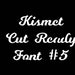 Cursive Font SVG: Stencil Font for CNC Plasma, Cricut (digital Download ...