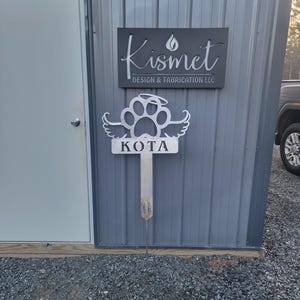 Pet Memorial Yard Sign SVG, DXF Cut Files for CNC Plasma, Laser, Xtool ...