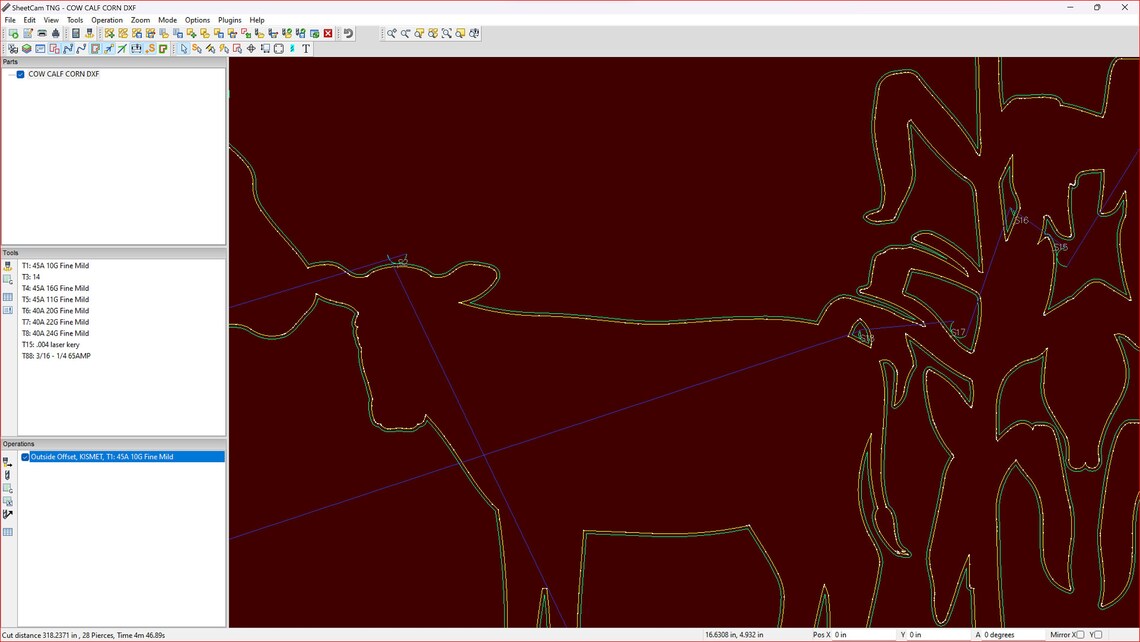 Farm Scene Dxf Files for Cnc Plasma Cutting, Cow and Calf Svg Files for ...