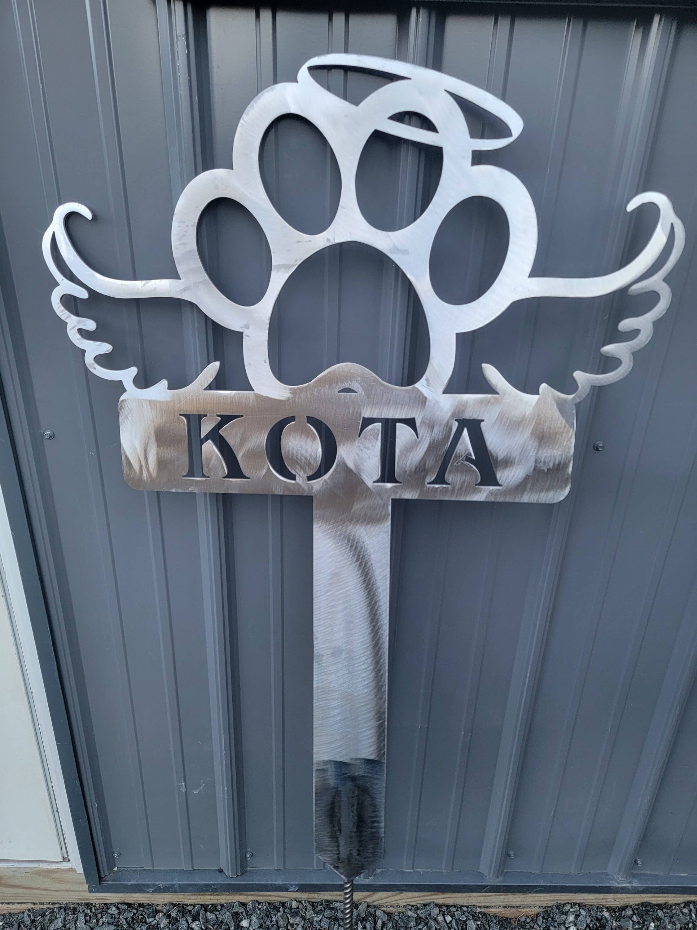 Pet Yard Sign Dxf Files for Pet Memorial, Memorial Dog Svg File for ...