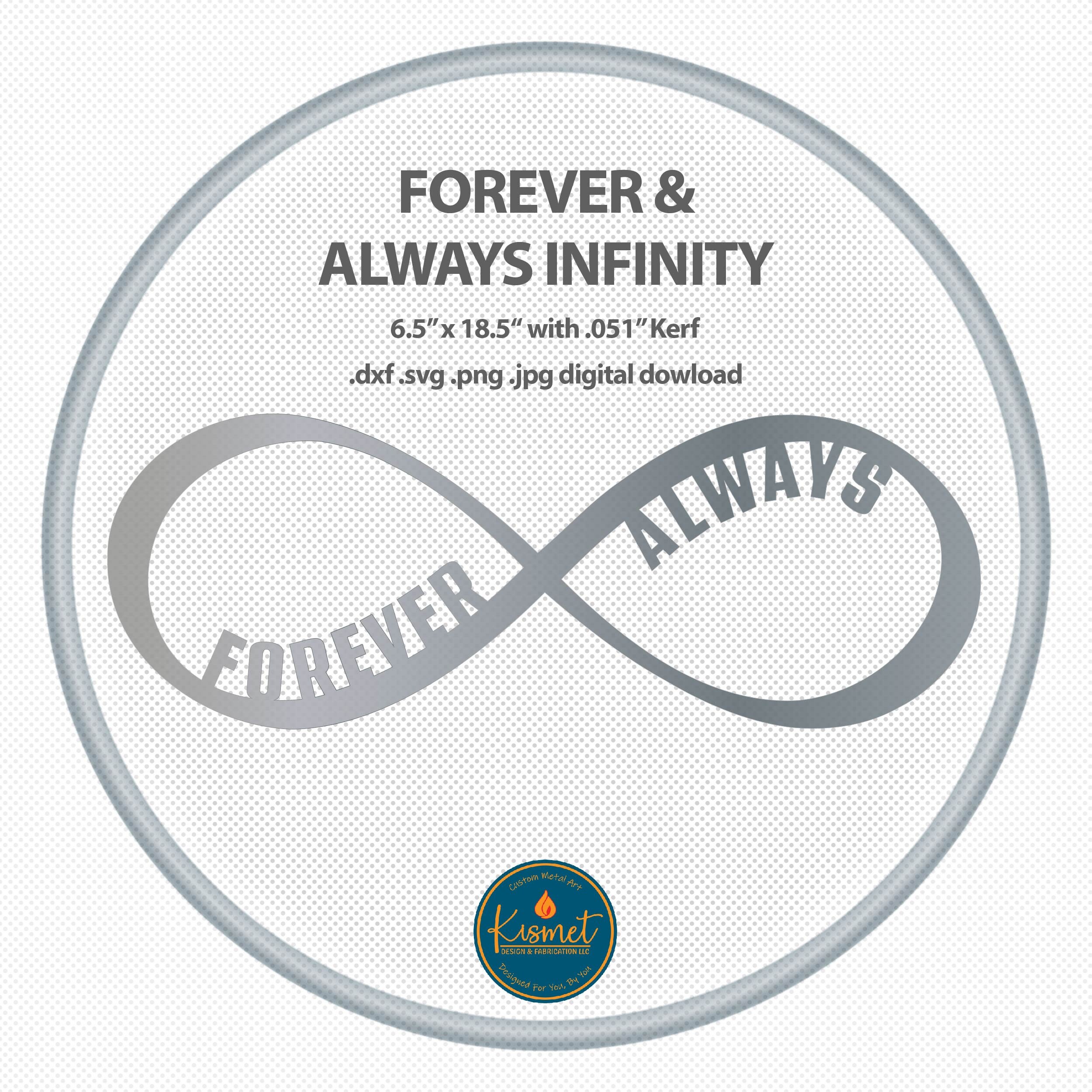 Custom Wedding Sign Dxf File for Cnc Plasma Cutting, Infinity Svg File ...