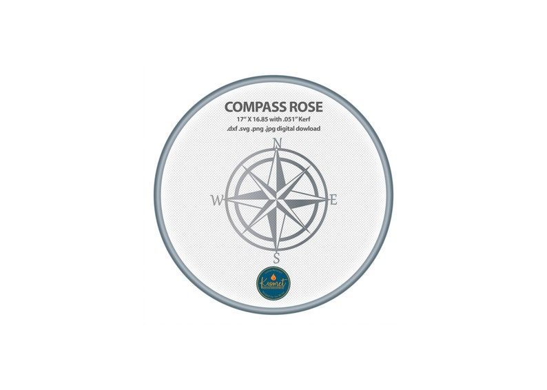 Compass Sign Dxf Files for Cnc Plasma Cutter, Adventure Sign Dxf Cut ...