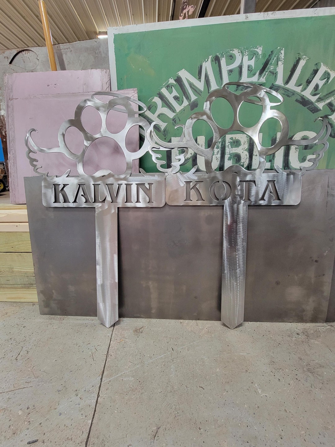 Pet Yard Sign Dxf Files for Cnc Plasma, Memorial Dog Svg Files for ...