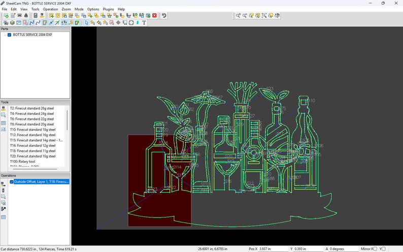 Bar Sign DXF Cut File - Laser Cutting SVG, CNC Plasma (digital Download ...
