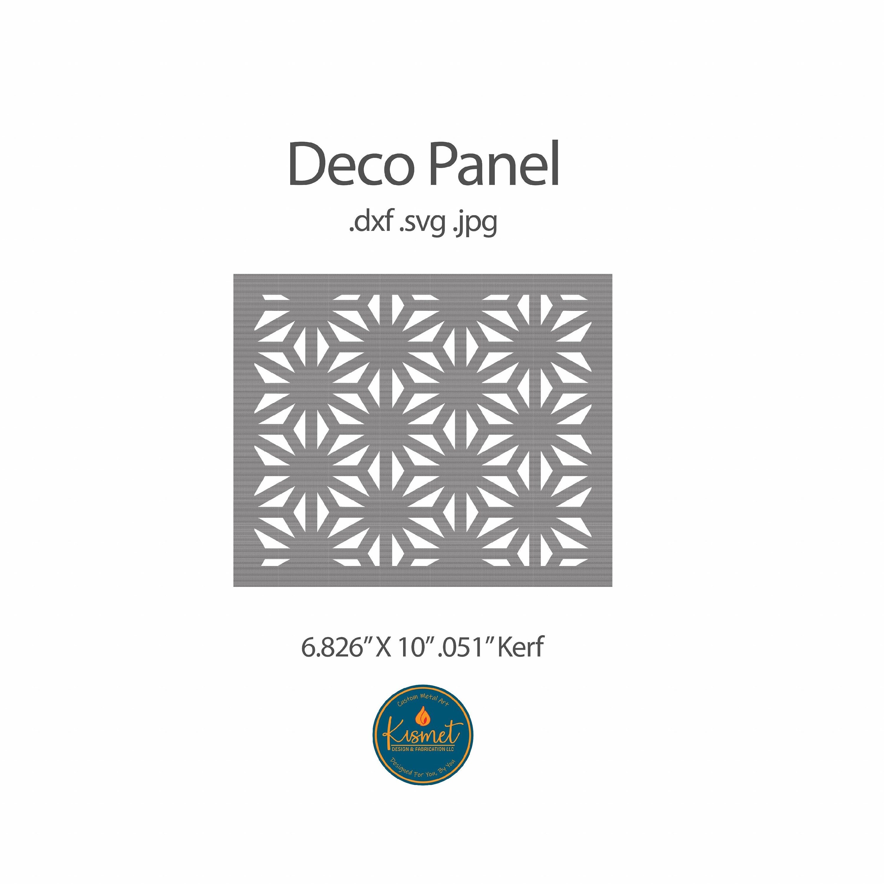 Railing Panel Dxf File for Cnc, Stair Panel Laser Cut File for Laser ...