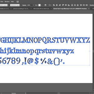 Bridged Font Dxf Files for Cnc Plasma Cutting, Serif Font Ttf Digital ...