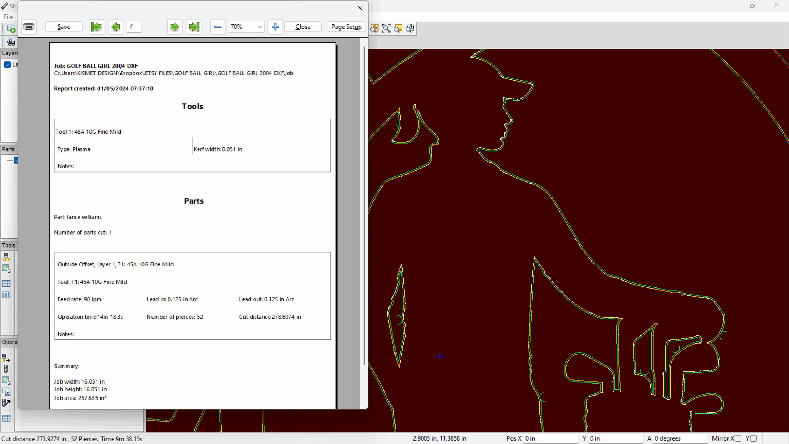 Girl Golfing Svg File for Laser Cutters, Golf Dxf Plasma Cut File for ...