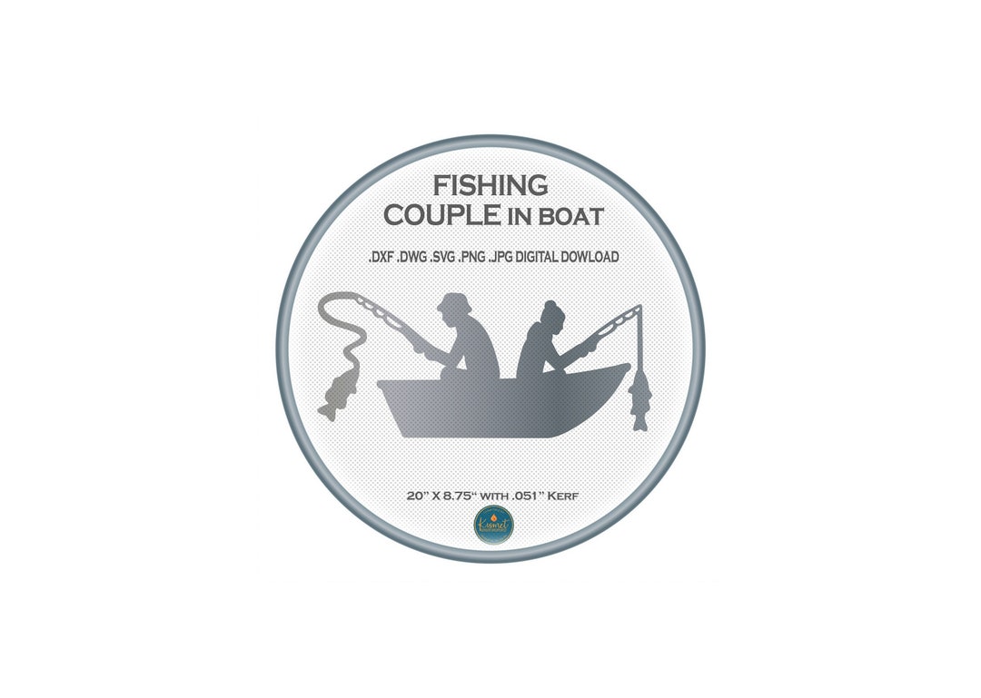 Fishing Sign Svg File for Laser Cutting, Fishing Dxf File for Cnc ...