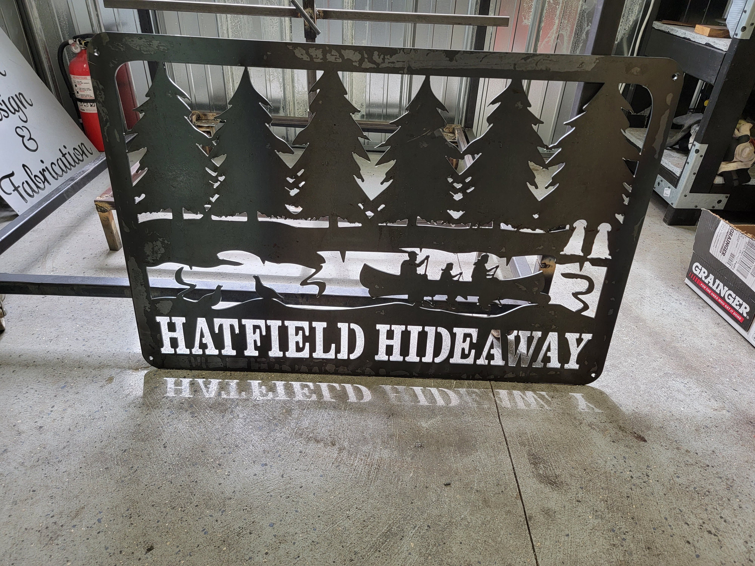 Personalized Water Wall Art Dxf Files for Plasma Canoe SVG - Etsy