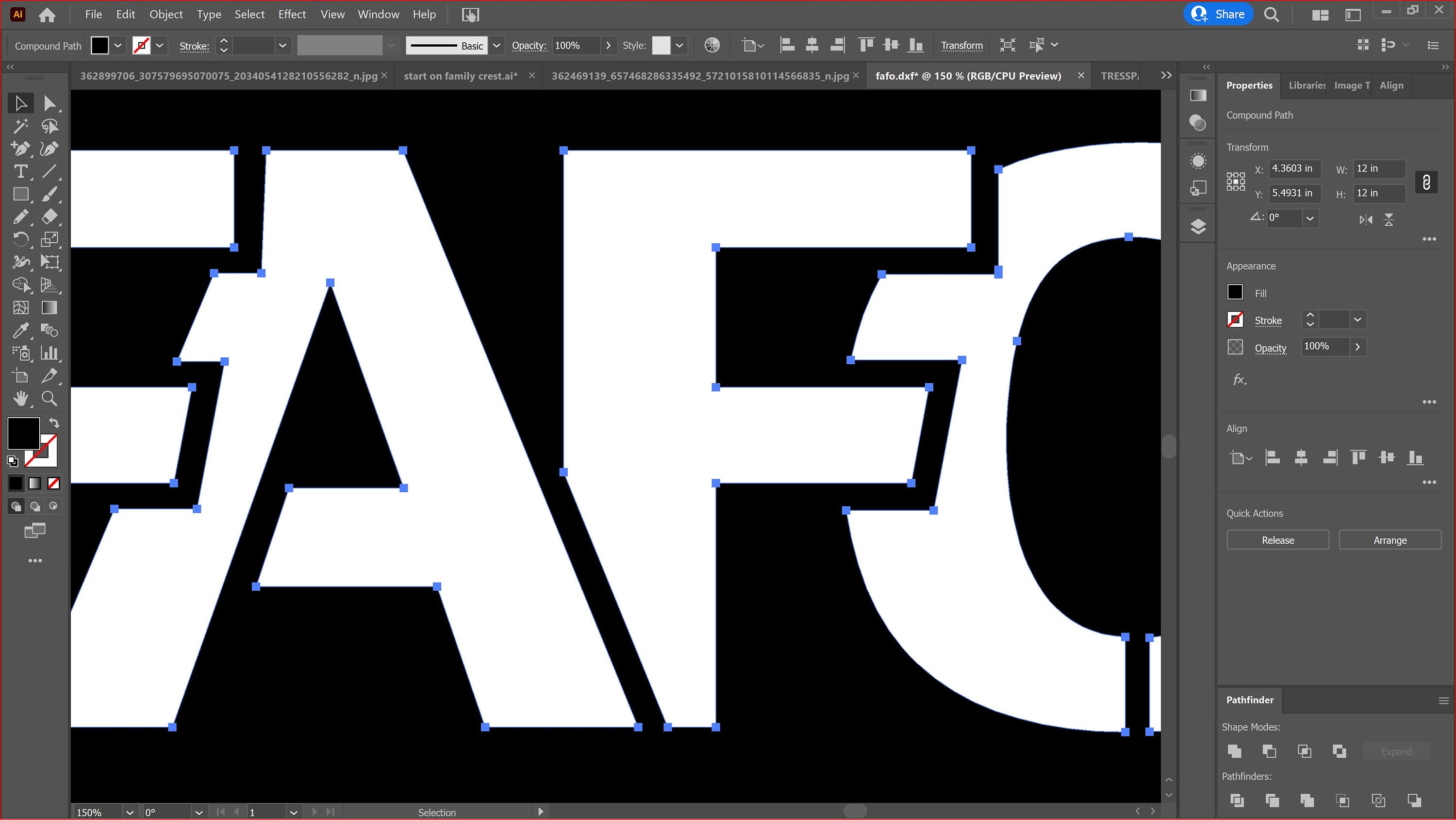 FAFO Sign Dxf Files for Plasma, Protected by Funny Sign Design Svg ...