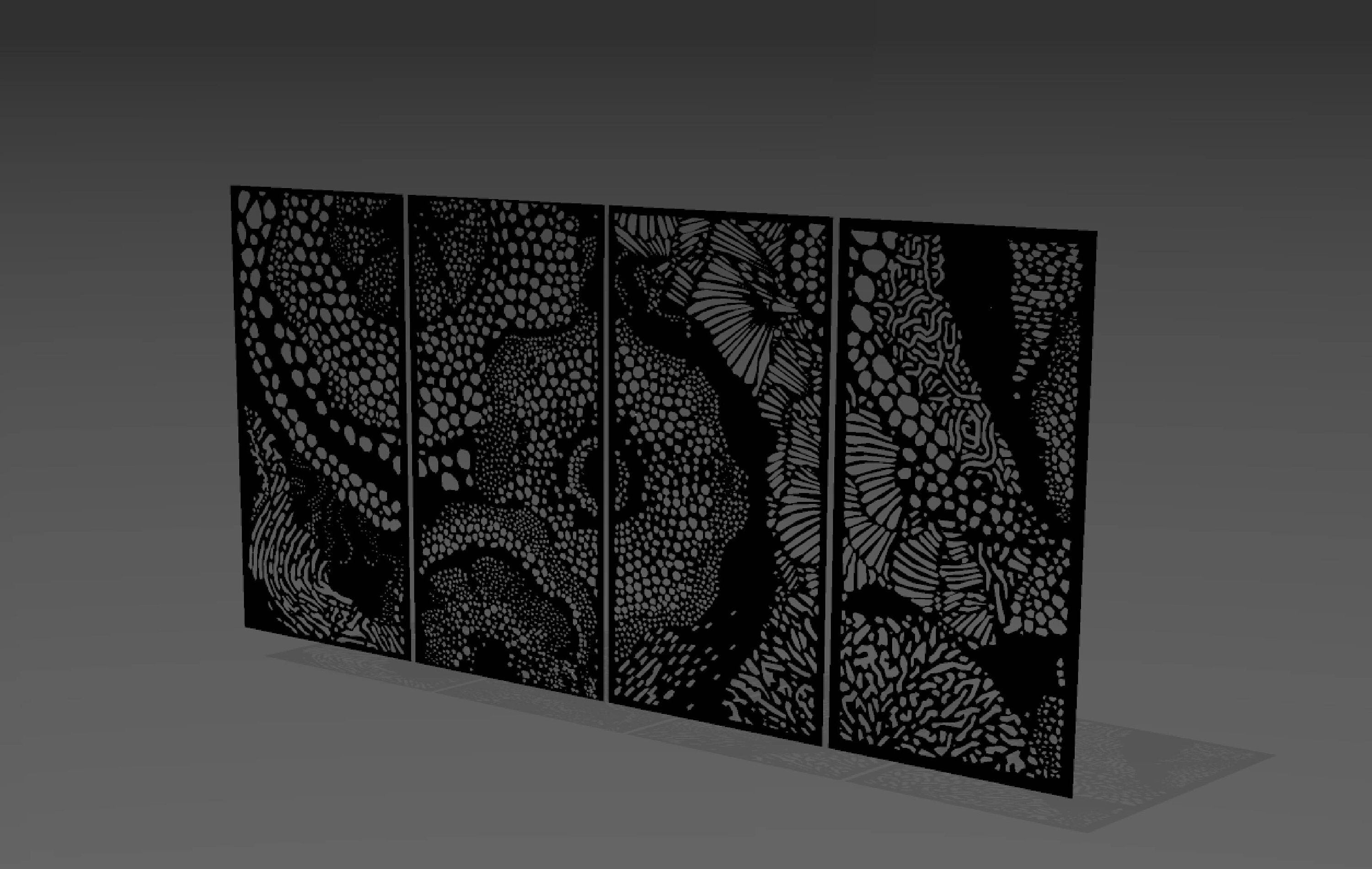 Beach Waves Panel Dxf Files for Cnc Plasma Cutting, Ocean Svg Files for ...