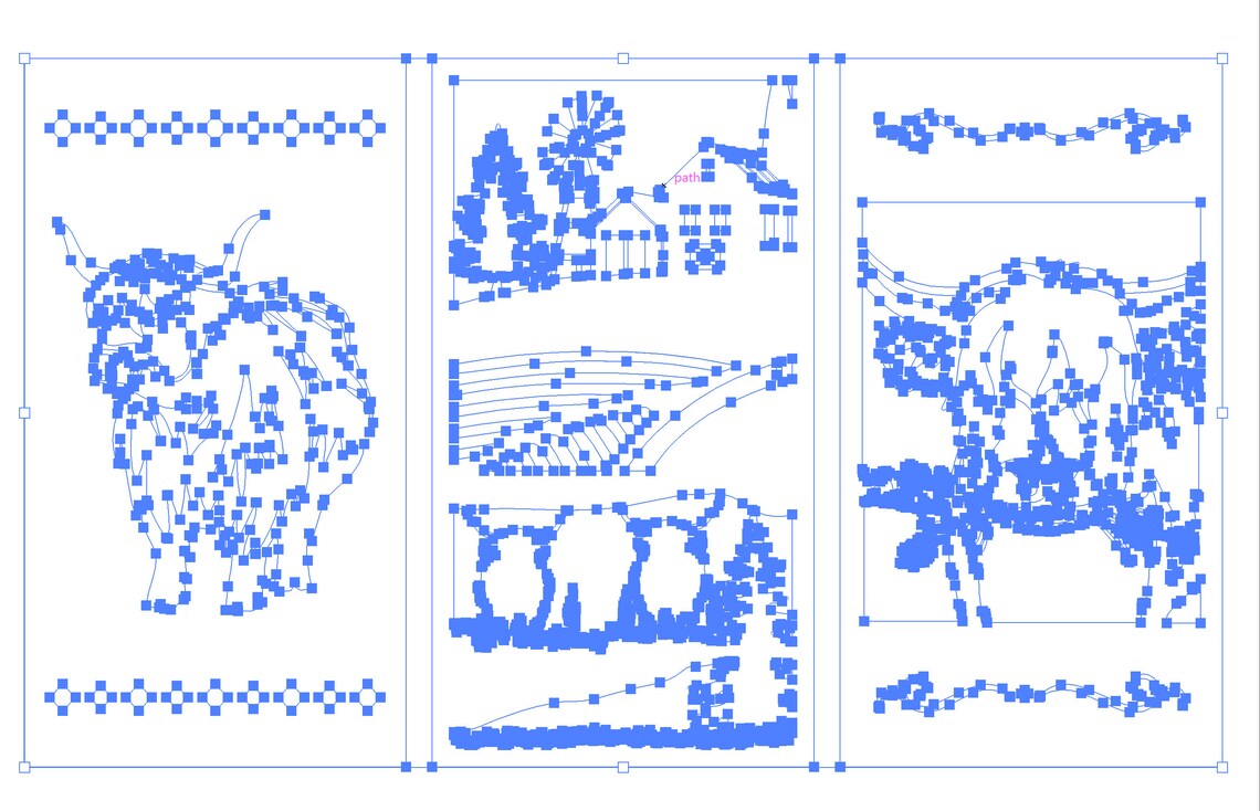 Highland Cow Dxf File for Plasma Farm Png Laser Cut Files for - Etsy ...