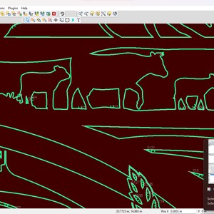 Farm Scene Plasma Cut Files for Cnc, Custom Farm Sign Svg Files for ...