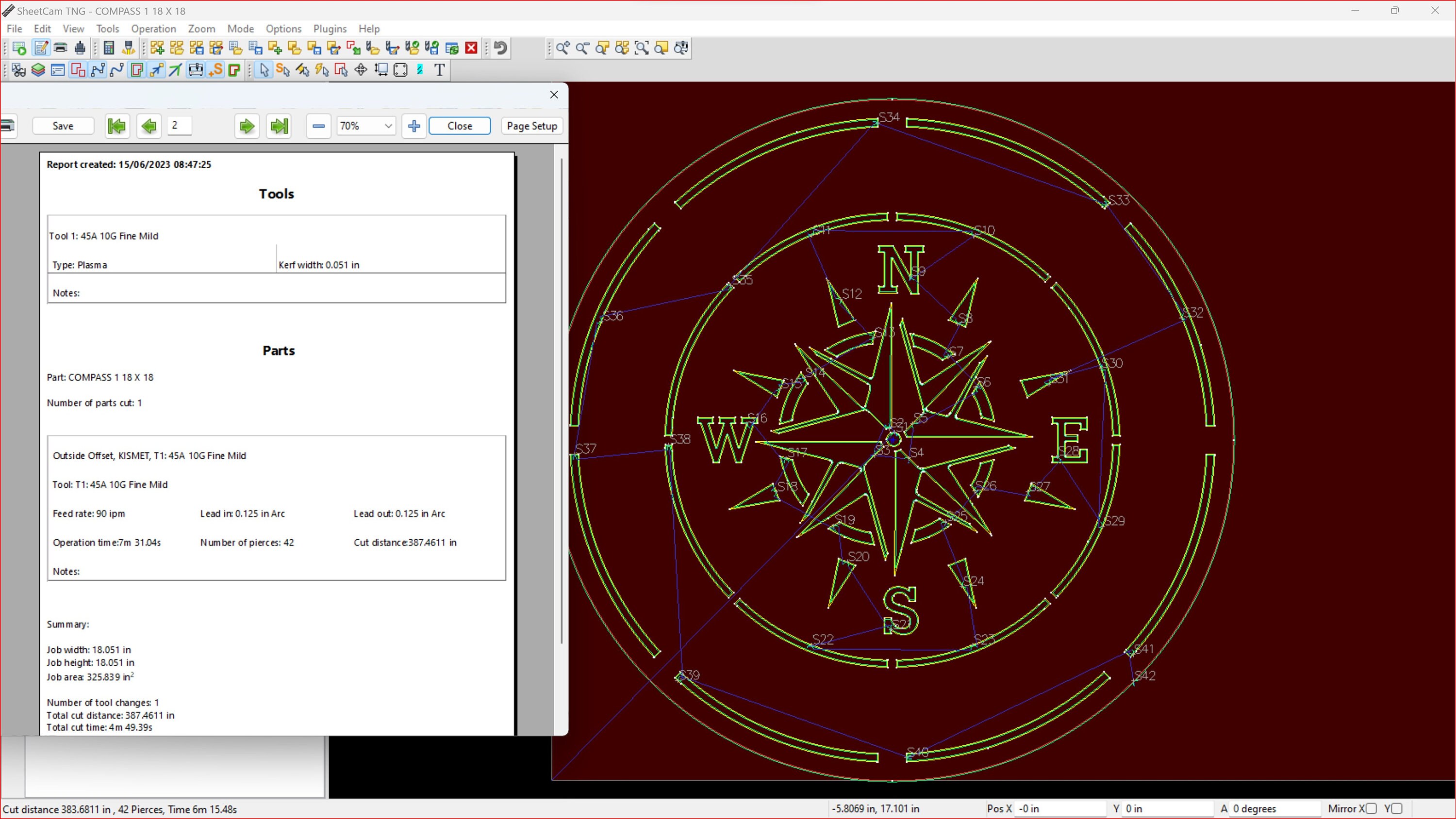 Compass Sign Dxf Bundle for Plasma, Adventure Sign Dxf Files for Laser ...