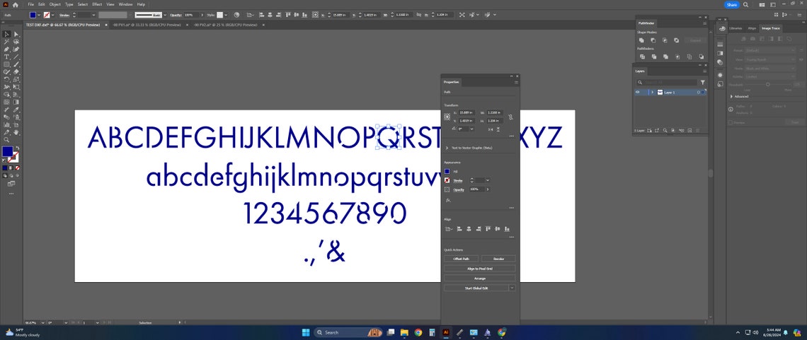 Font Dxf Font Files for Cnc, Unique Font Ttf Digital Download, Stencil ...