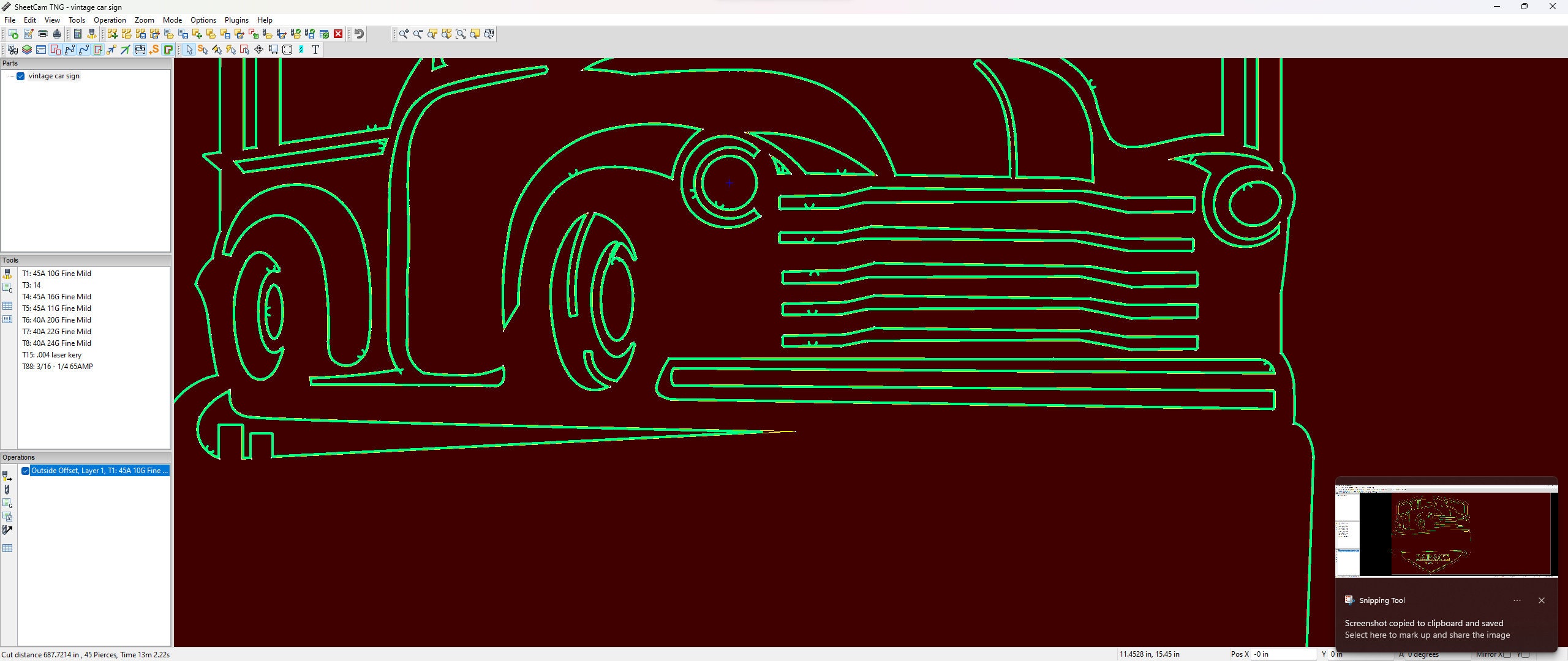 Car Sign Plasma Cut Files for Plasma Cutting, Vintage Car Dxf File for ...