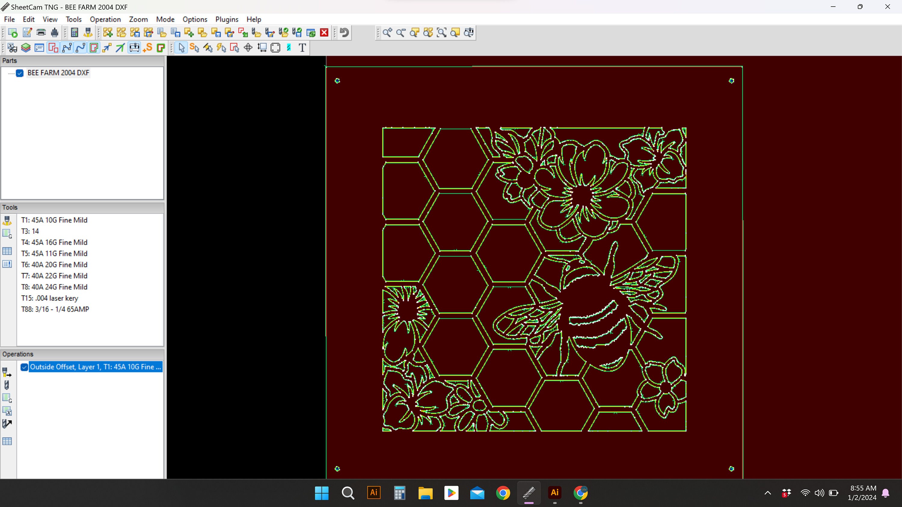 Bee Farm Sign Dxf File for Cnc Plasma, Personalized Bee Sign Laser Cut ...