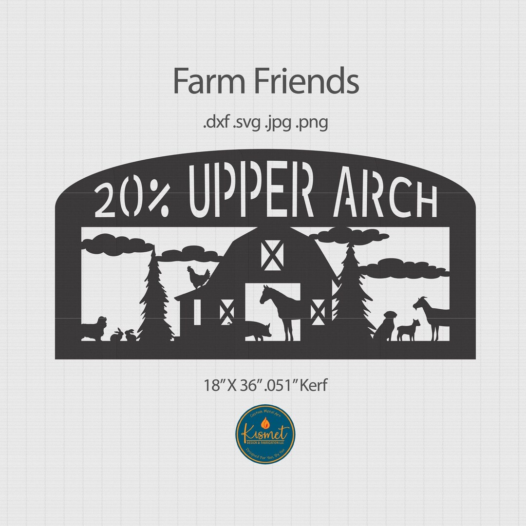 Personalized Farm Sign Dxf Files for Plasma Cutter Farm - Etsy