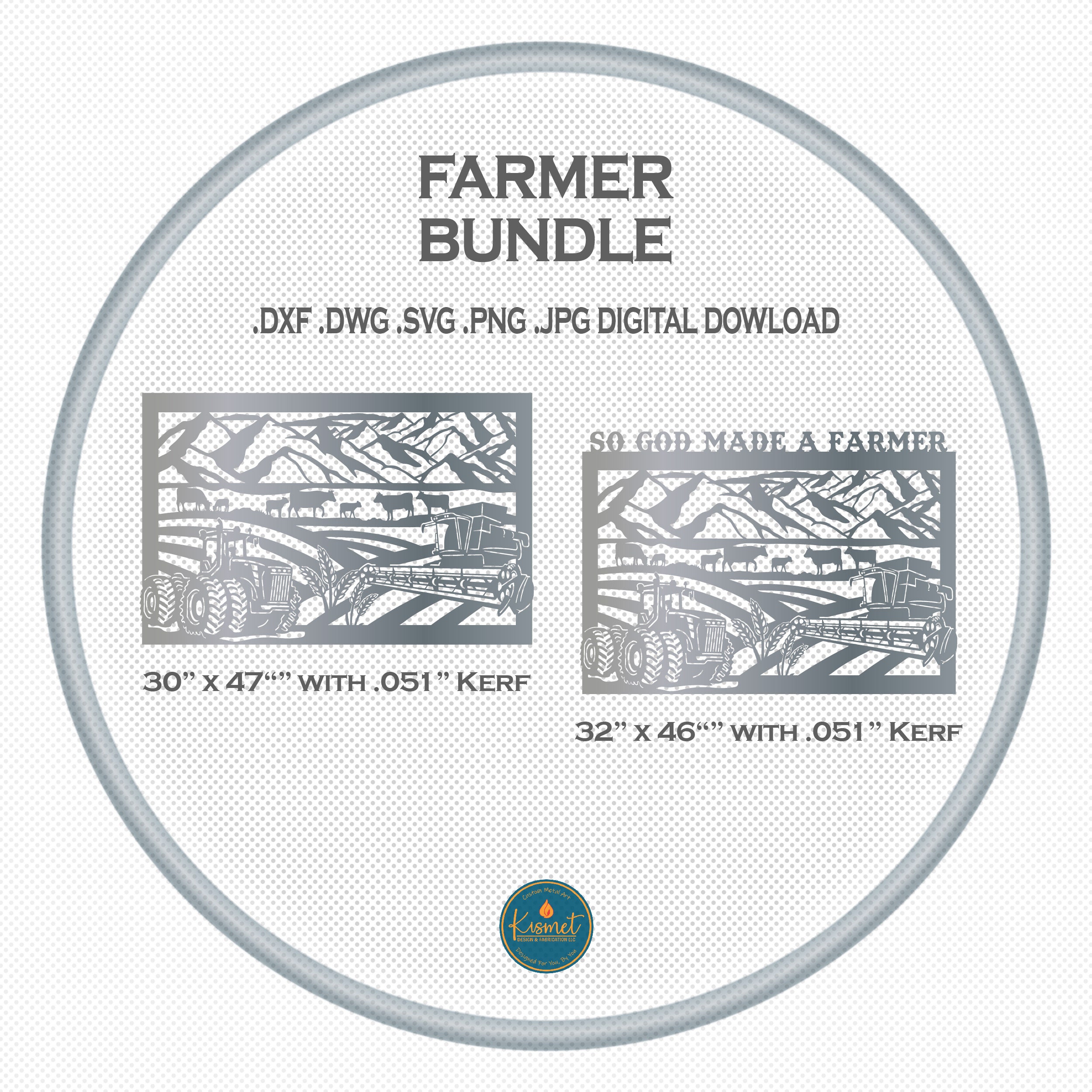 Farm Scene Plasma Cut File Bundle for Cnc, Custom Farm Sign Svg File ...
