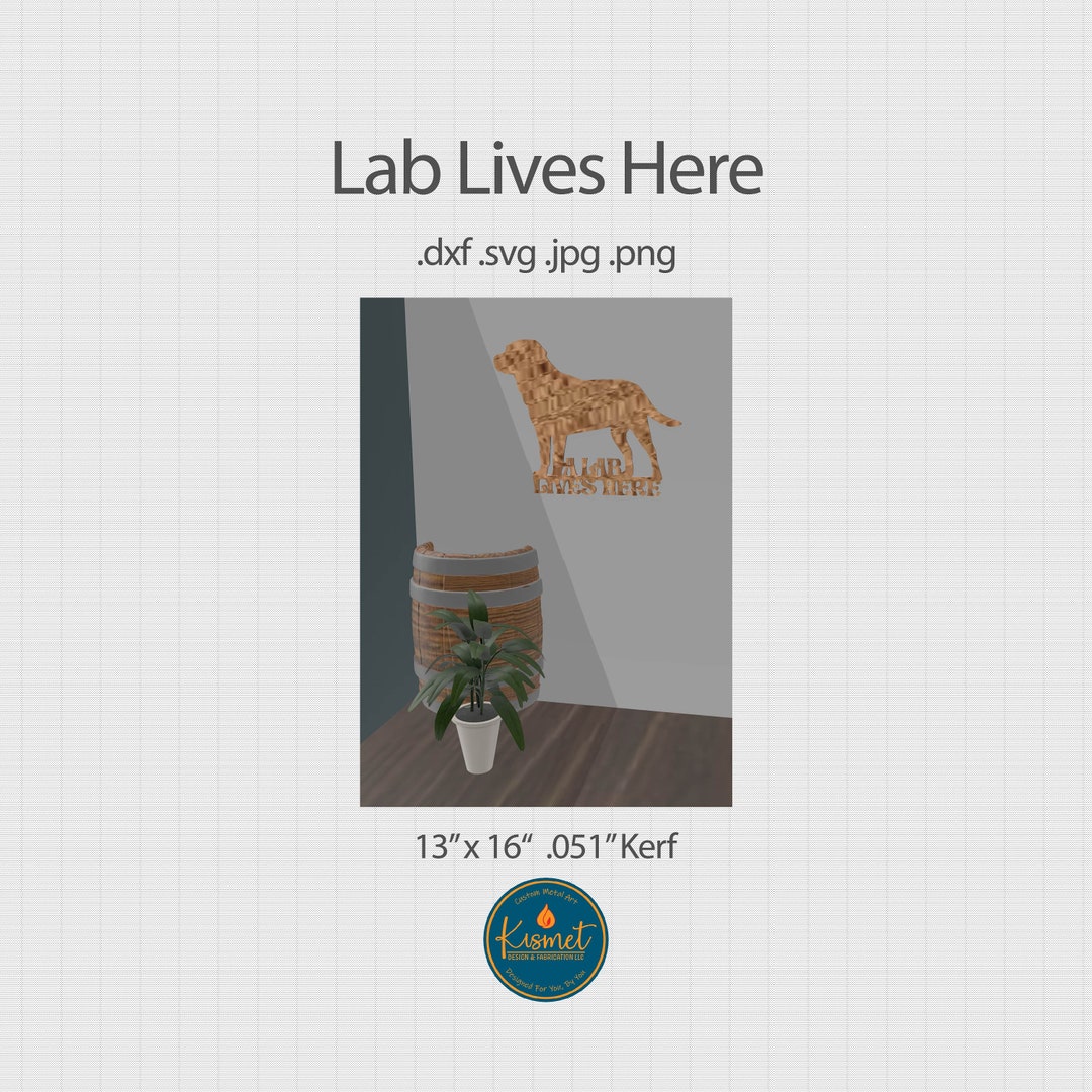Lab Dxf Labrador SVG DXF Files for Plasma Kismet Cut - Etsy