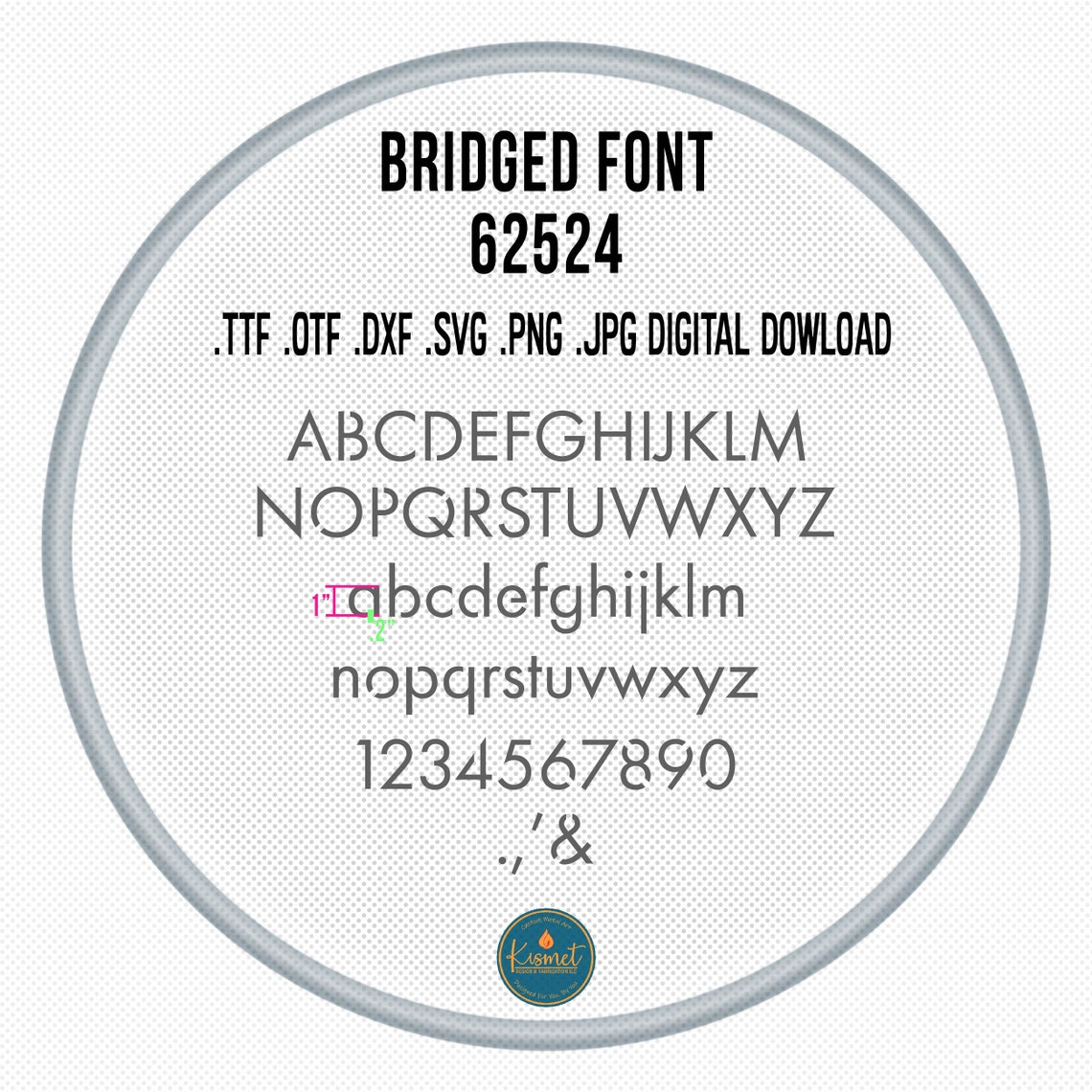 Font Dxf Font Files for Cnc, Unique Font Ttf Digital Download, Stencil ...