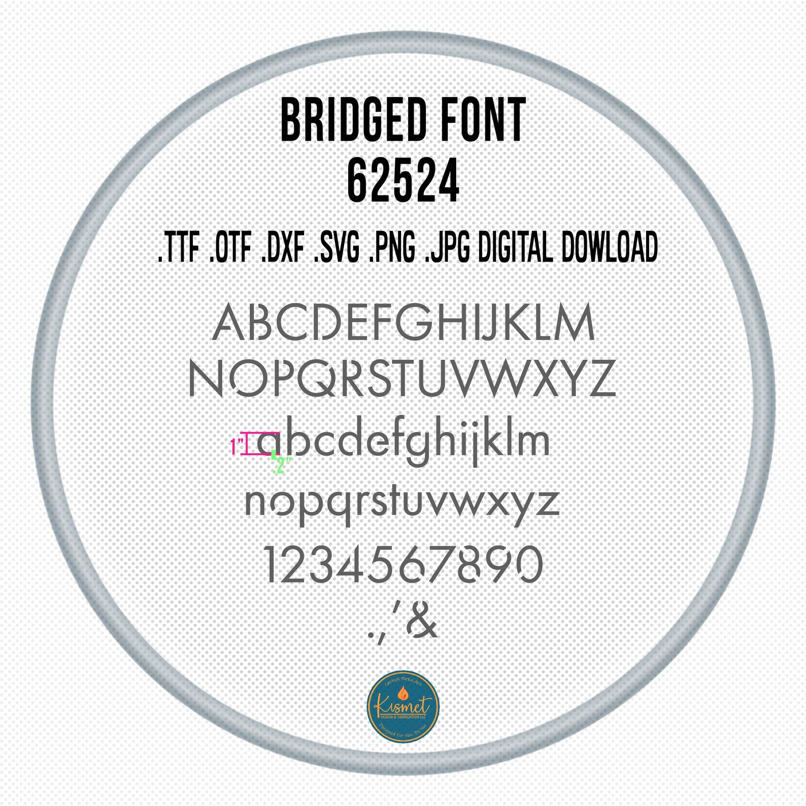 Font Dxf Font Files for Cnc, Unique Font Ttf Digital Download, Stencil ...