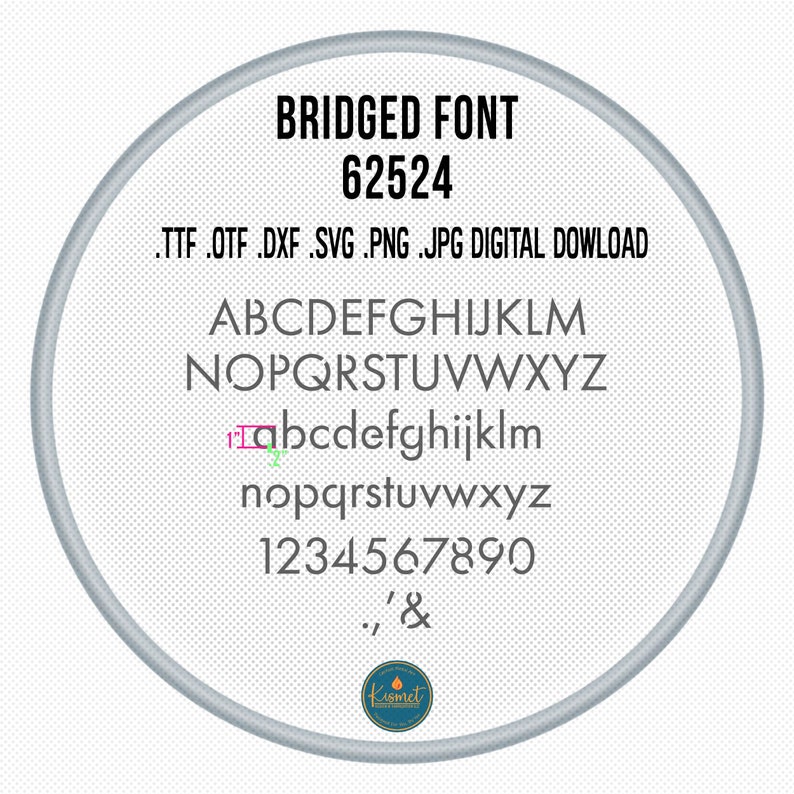 Font Dxf Font Files for Cnc, Unique Font Ttf Digital Download, Stencil ...