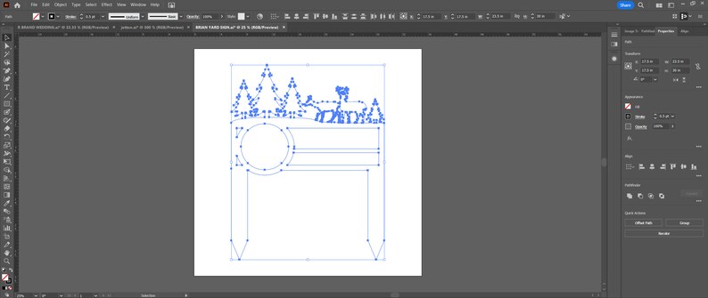 Staked Address Sign Plasma Dxf Files for Cnc Plasma Cutting, Staked ...