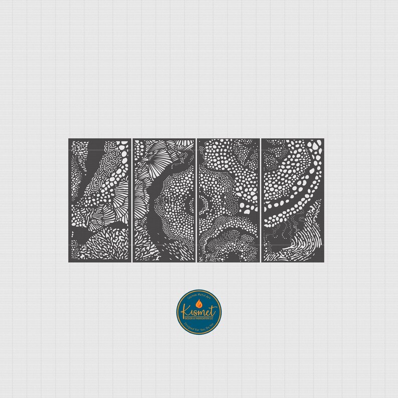 Beach Waves Panel Dxf Files for Cnc Plasma Cutting, Ocean Svg Files for ...