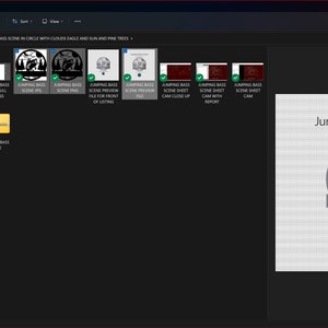 Monogram Bass Sign Dxf File for Cnc Plasma, Fish Scene Svg Files for ...